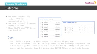 Genome Simulation & Applications: Use of Managed Distributed Compute Infrastructure | PPT