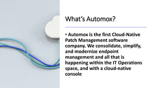 Tech You Oughta Know Tuesday - Automox | PPT