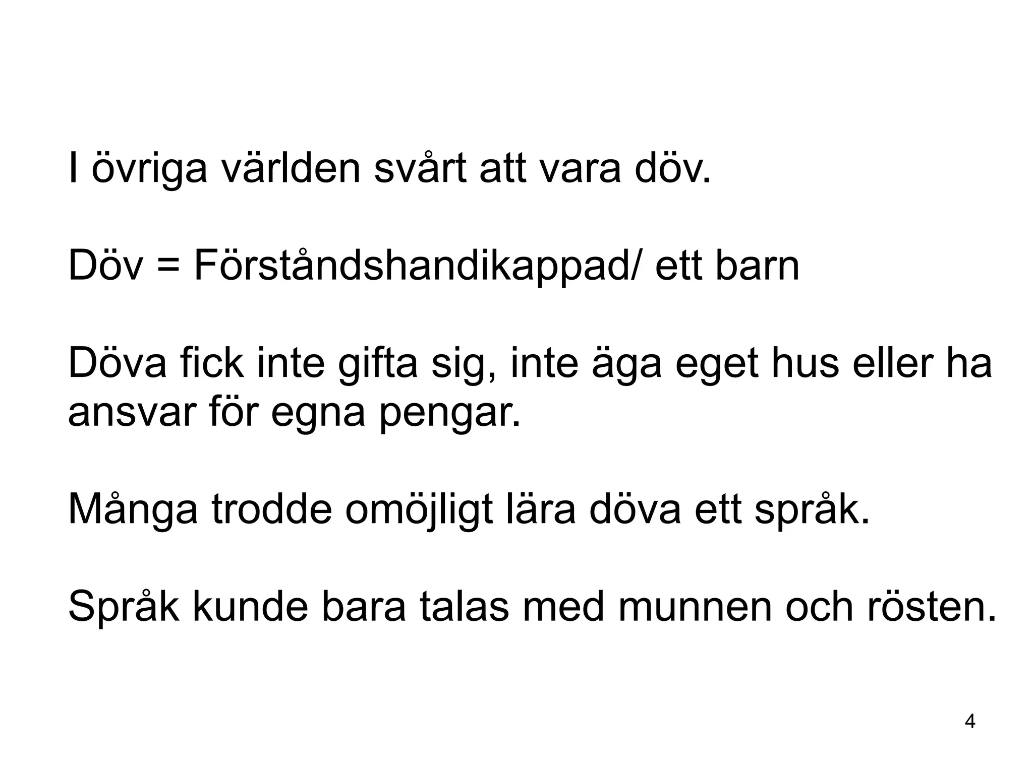 Teckenspråk historia | PDF