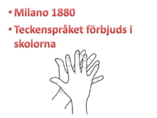 Teckenspråk | PPTX