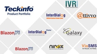 Teckinfo Solutions product folio | PPT