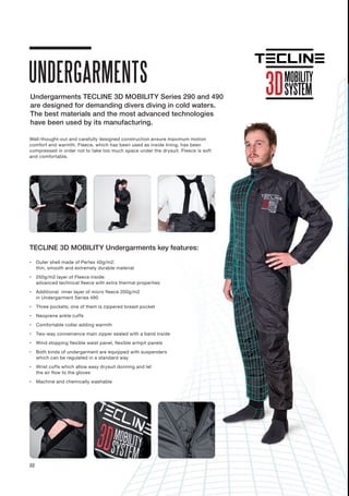 Tecline Diving Equipment available from Atlantic Scuba in the UK | PDF