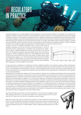 Tecline V2 regulators available from Atlantic Scuba in the UK | PDF