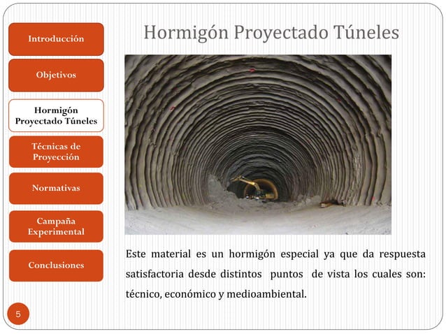 Estudio practico de hormigón proyectado - Primera parte | PPT