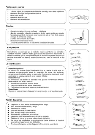 Tecnica espalda | PDF