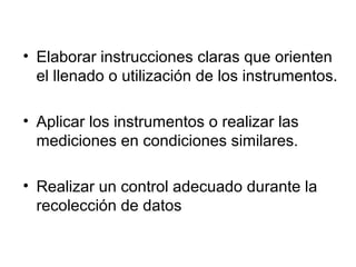 Tecnica he instrumentos de recogida de datos. | PPT