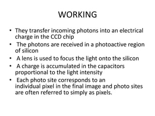 CHARGE COUPLED DEVICES | PPTX
