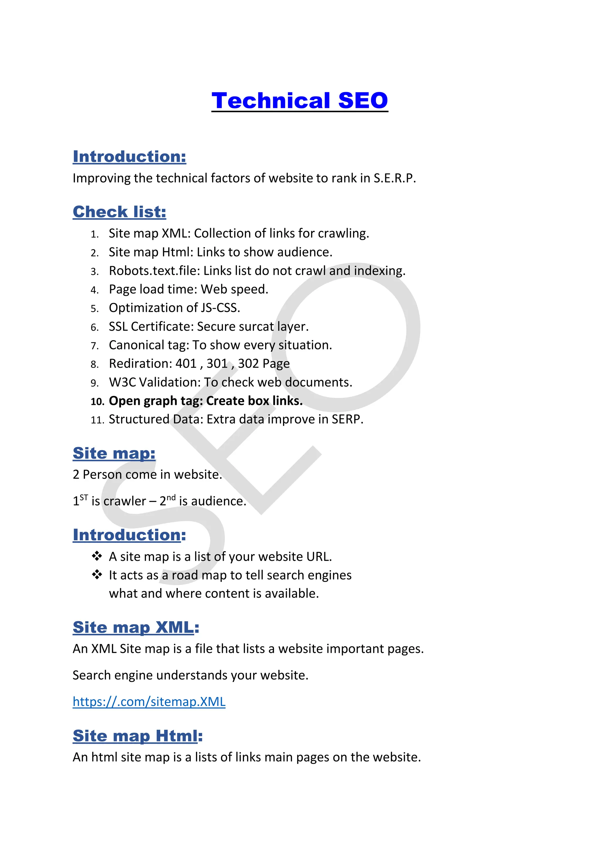TECNICAL SEO FILE | DOCX