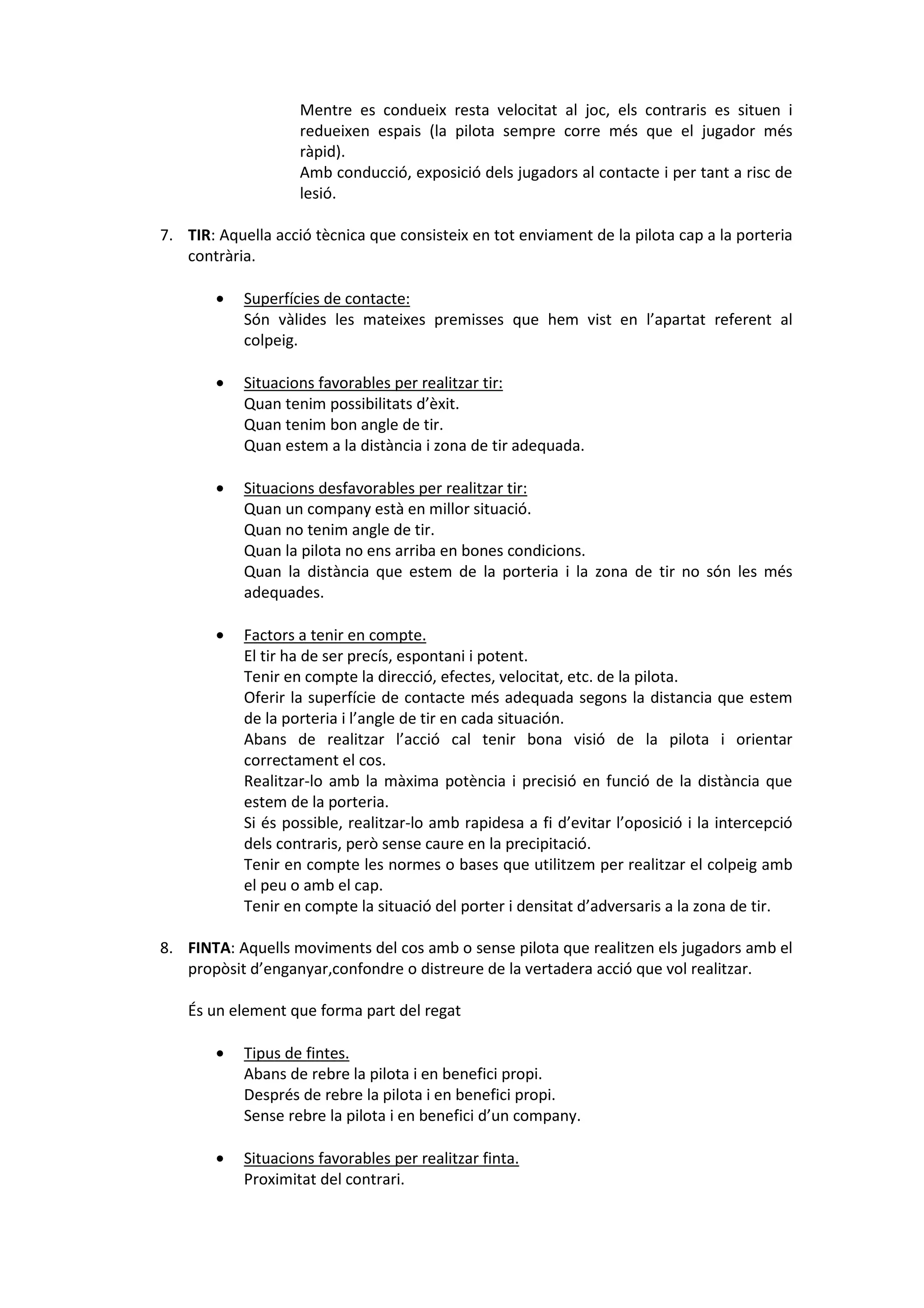 Tecnica ofensiva individual | PDF