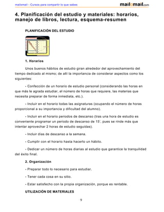 Tecnicas De Estudio Para La comprension | PDF