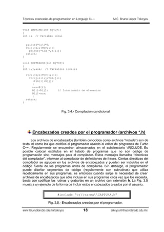 Tecnicas avanzadas de programacion en lenguaje c++ (manual) | PDF