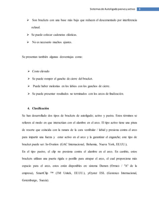 Tecnicas de autoligado | DOCX