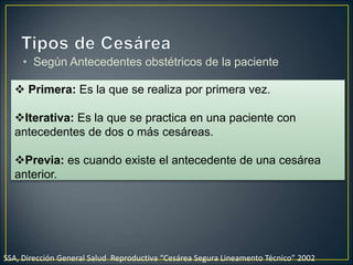 tecnicas de cesareas (1).ppt GINECOLOGIA | PPT