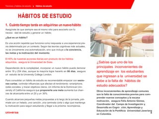 Tecnicas de estudio para universitarios_Universia | PPTX