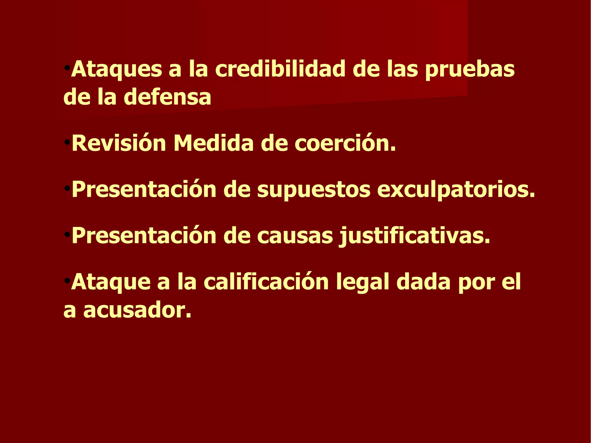 ENJ-300 Tecnicas de Refutacion en la Audiencia Preliminar | PPT | Law