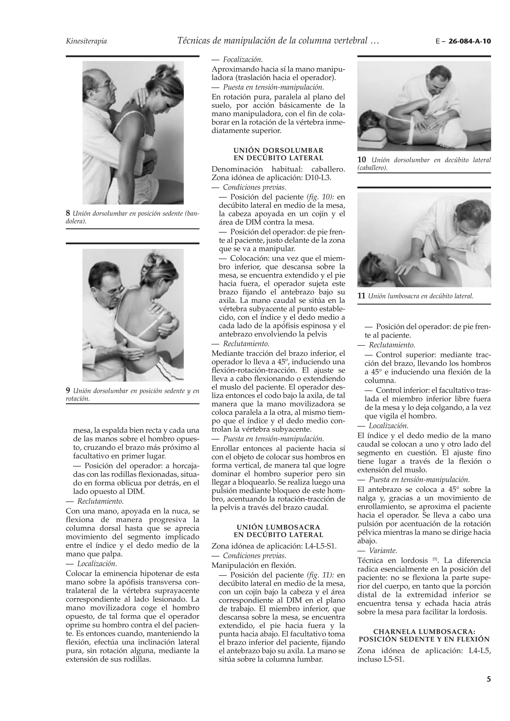Tecnicas de manipulacion de la columnavertebral y articulaci | PDF