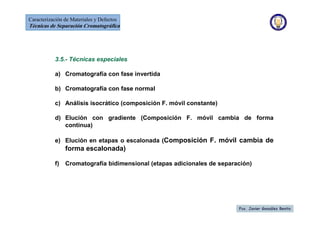 Tecnicas de separacion_cromatografica | PDF