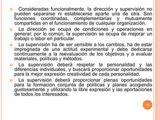 Tecnicas de supervision u1 | PPTX