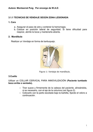 Tecnicas de vendaje | PDF