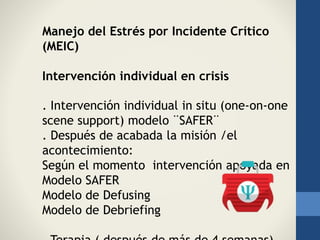 Tecnicas manejo de estres | PPTX