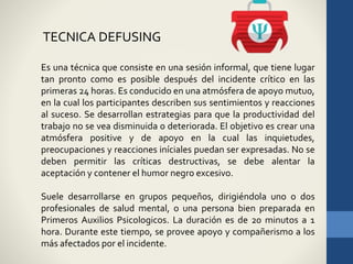 Tecnicas manejo de estres | PPTX