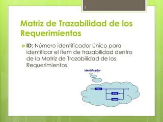 Tecnicas matriz de trazabilidad | PDF
