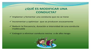 TECNICAS PARA MODIFICACION DE CONDUCTA.pptx