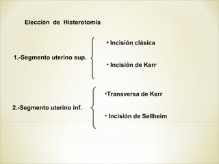 Tecnicas quirurgica de gineco 2 | PPT