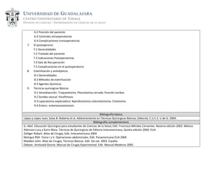 tecnicas_quirurgicas. De enfermería. Uni | PDF