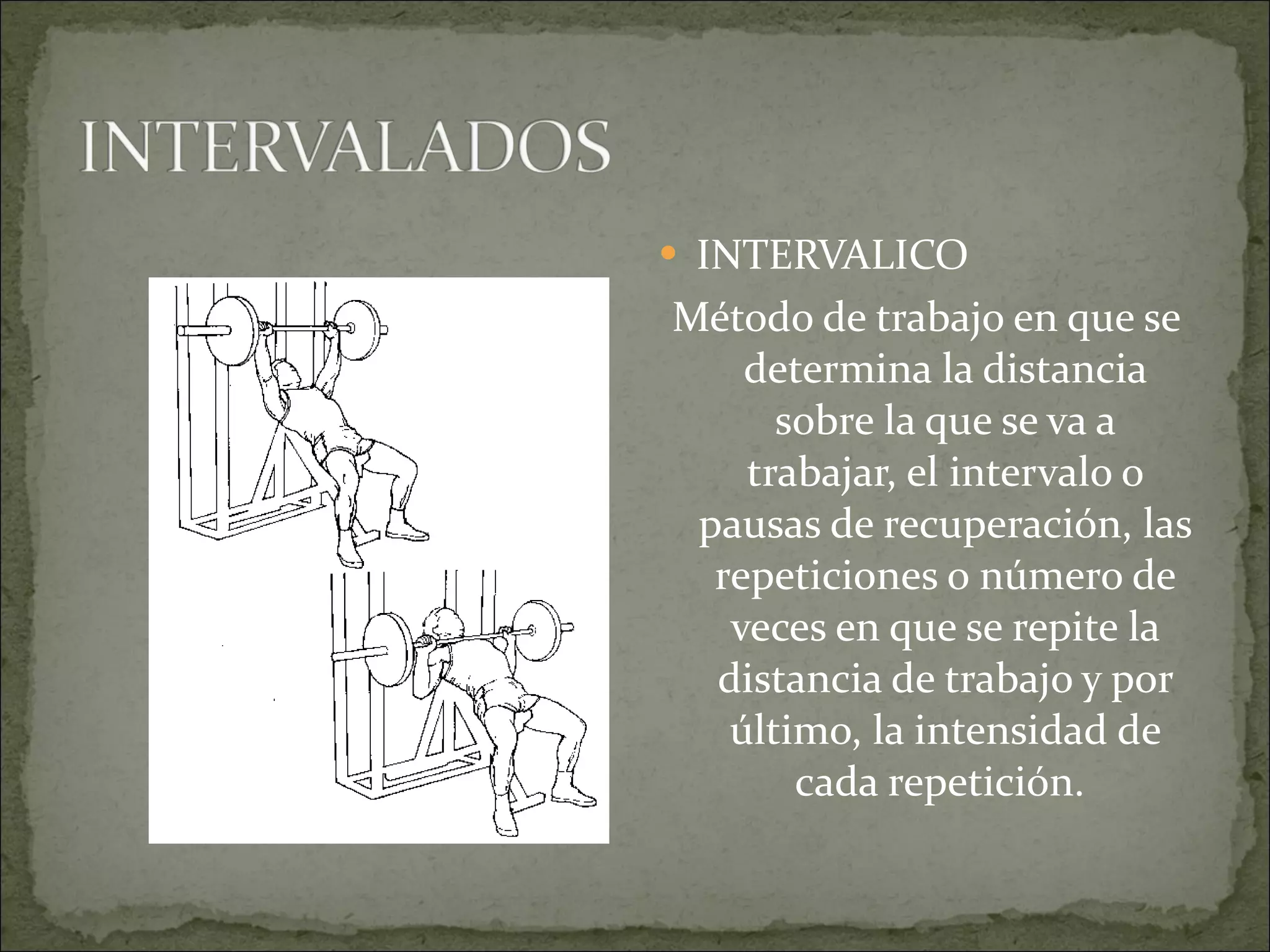 Tecnicas y metodos de entrenamiento físico | PPT