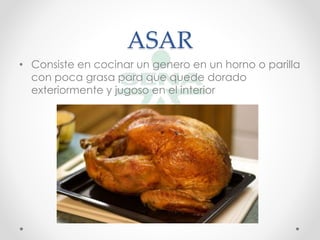 Metodos y sistemas de coccion | PPTX