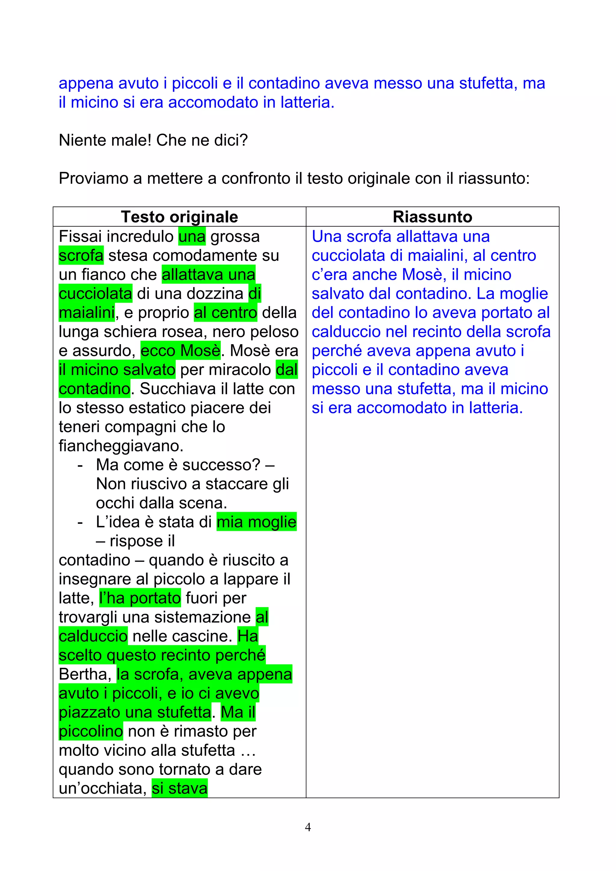 Tecniche per riassumere | PDF