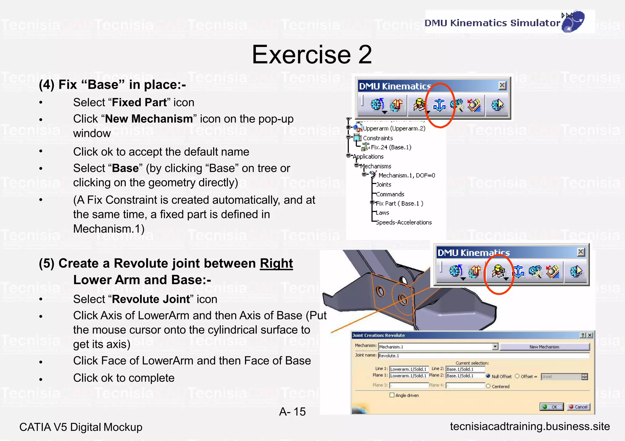 CATIA DMU Kinematic Simulation - TecnisiaCAD | PDF