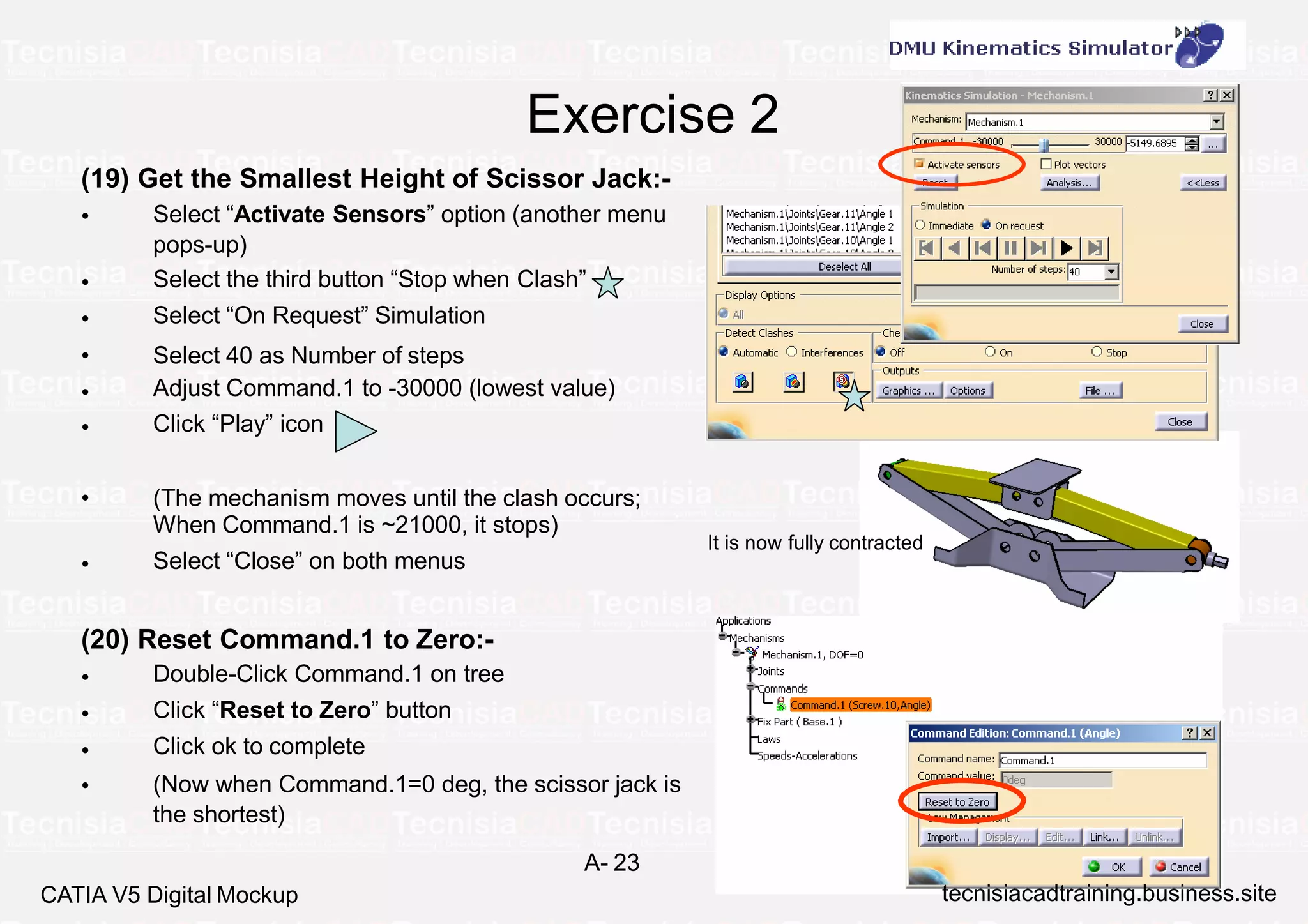 CATIA DMU Kinematic Simulation - TecnisiaCAD | PDF