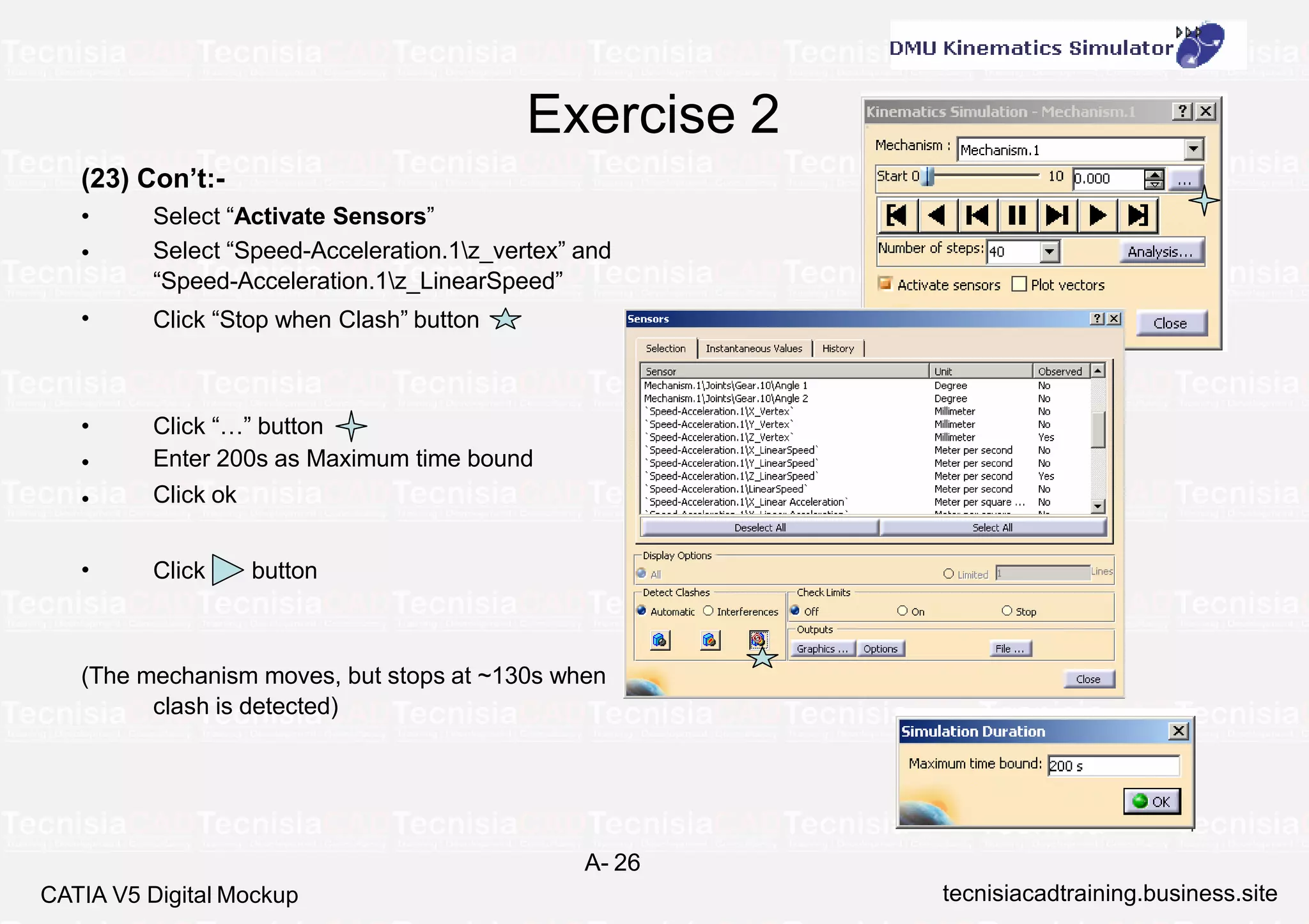CATIA DMU Kinematic Simulation - TecnisiaCAD | PDF