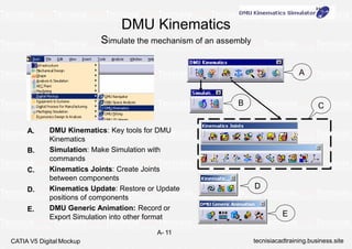CATIA DMU Kinematic Simulation - TecnisiaCAD | PDF
