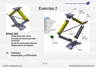 CATIA DMU Kinematic Simulation - TecnisiaCAD | PDF