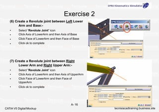 CATIA DMU Kinematic Simulation - TecnisiaCAD | PDF