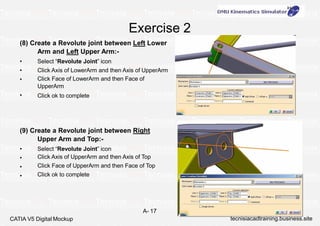 CATIA DMU Kinematic Simulation - TecnisiaCAD | PDF