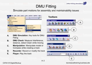 CATIA DMU Kinematic Simulation - TecnisiaCAD | PDF