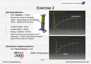 CATIA DMU Kinematic Simulation - TecnisiaCAD | PDF