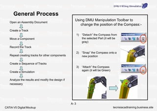 CATIA DMU Kinematic Simulation - TecnisiaCAD | PDF