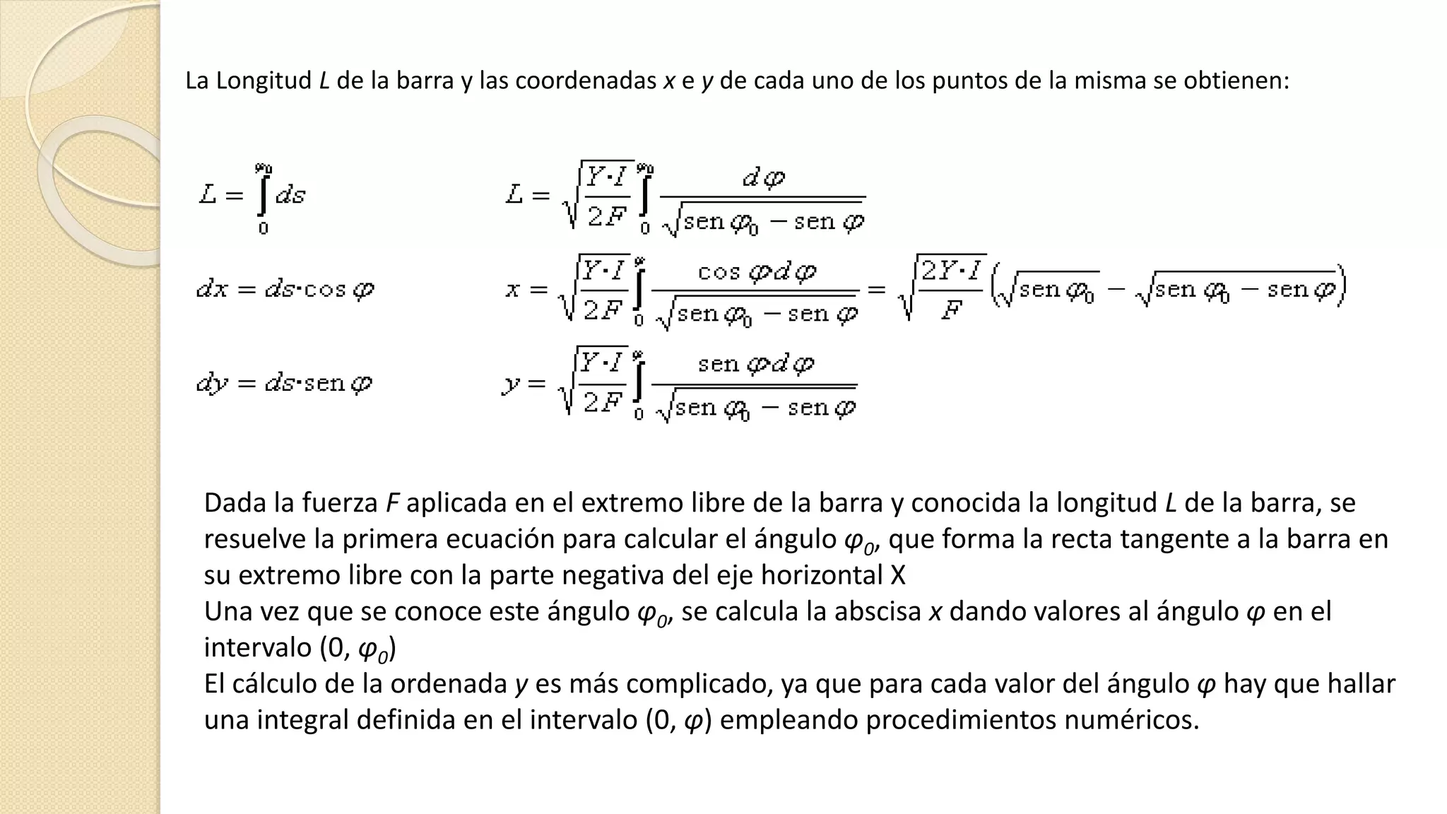 ESTUDIO DE LA FLEXIÓN DE UN VIGA EN VOLADIZO | PPTX