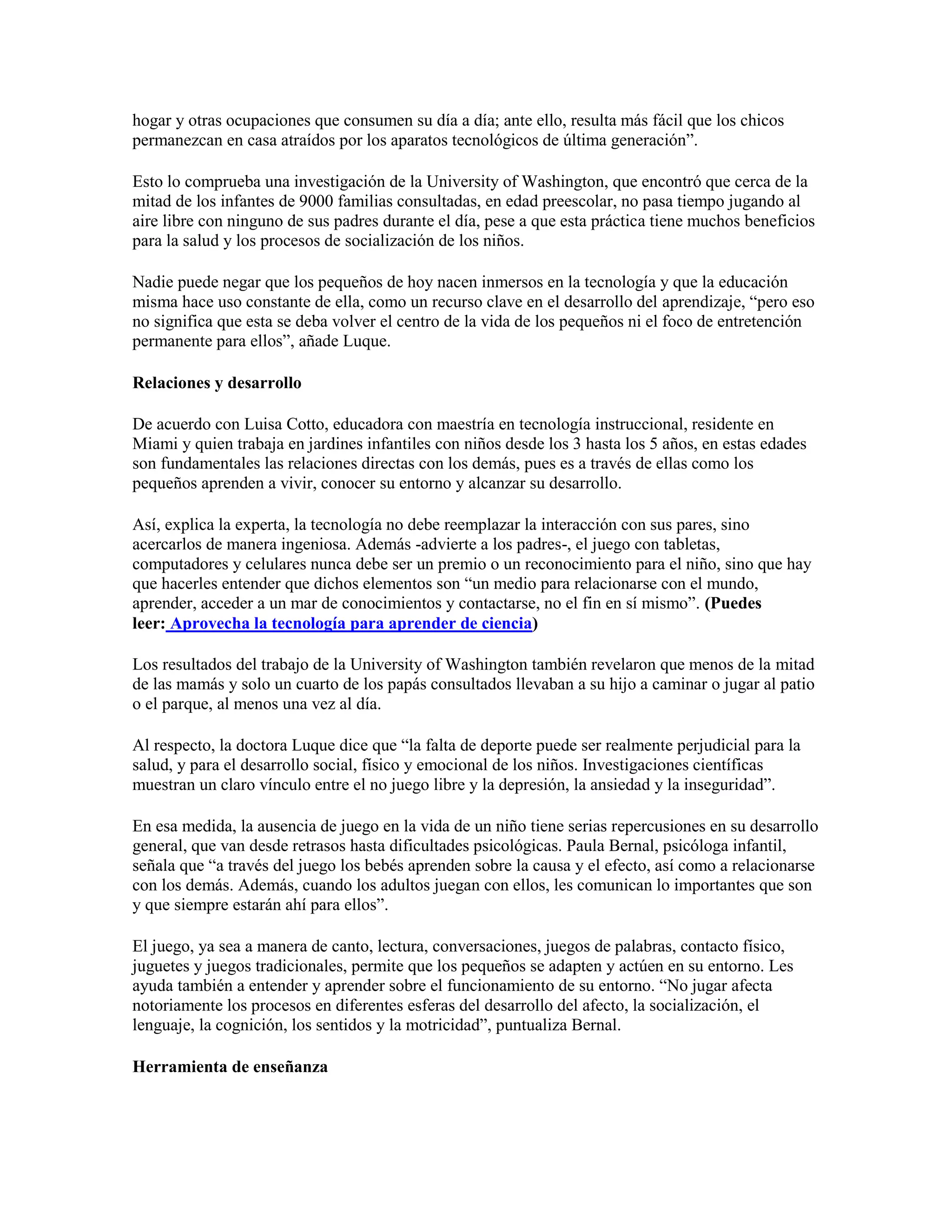 Tecnología o parque | PDF