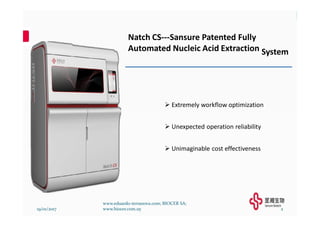 Tecnologìas de extracción de acidos nucleicos y proteinas gtt | PPT