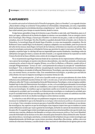 Tecnologías y nuevas formas de vida | PDF