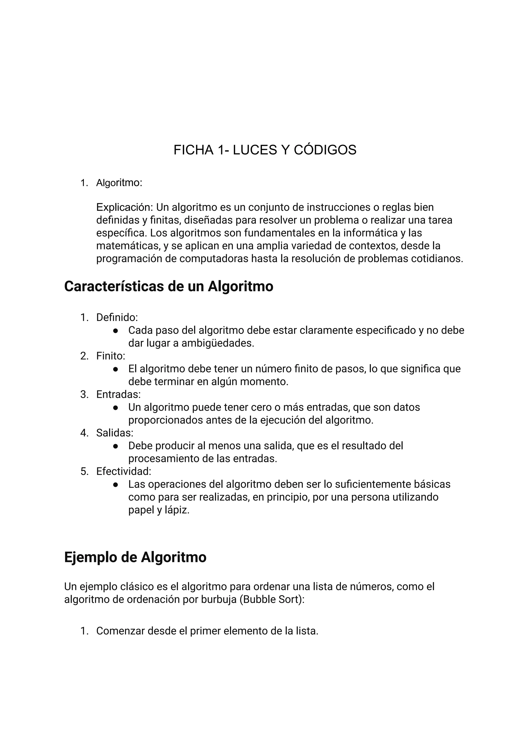 TECNOLOGIA #2. (Ficha 1- luces y códigos) | PDF