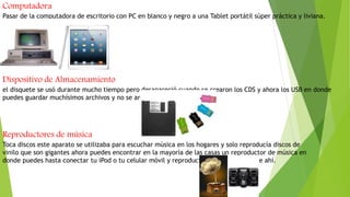 Tecnologia antes y ahora | PPTX
