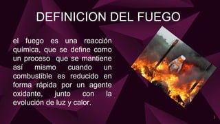 Tecnología del fuego | PPTX