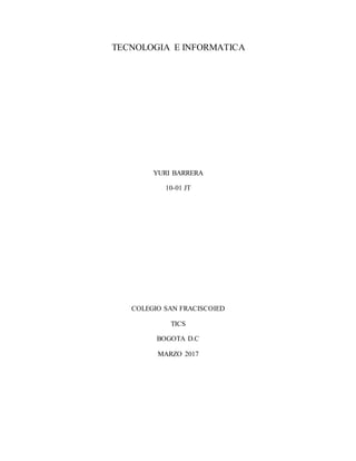 Tecnologia e informatica2 | PDF